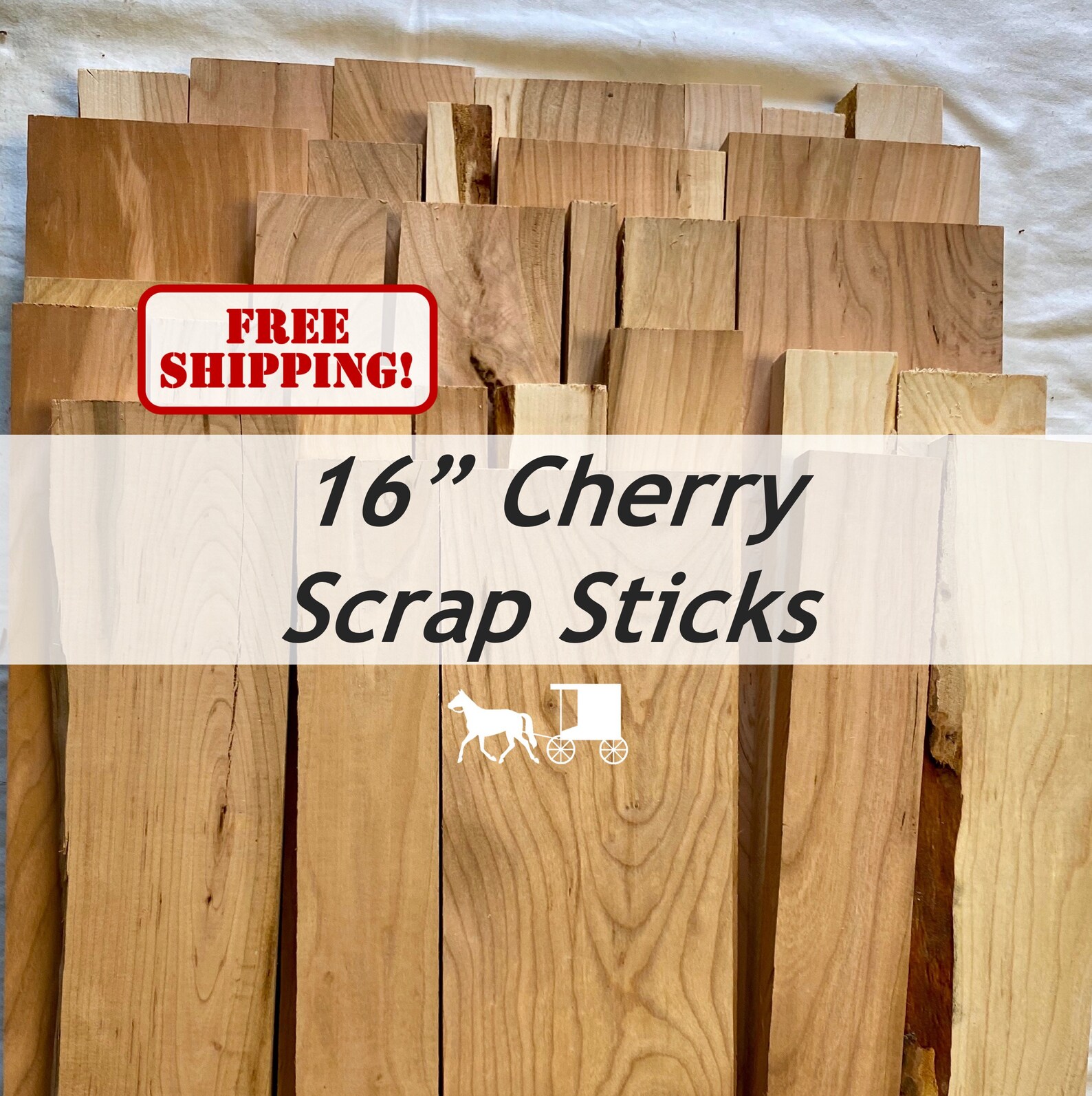16 Black Cherry Wood Scrap Sticks 3/4 X - Etsy