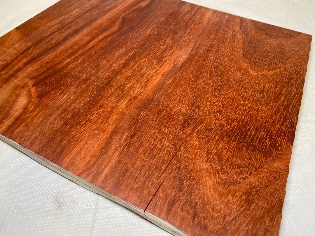 3/4 X 13-1/2 X 12 Exotic Padauk Wood Lumber - Deep Orange Color ...