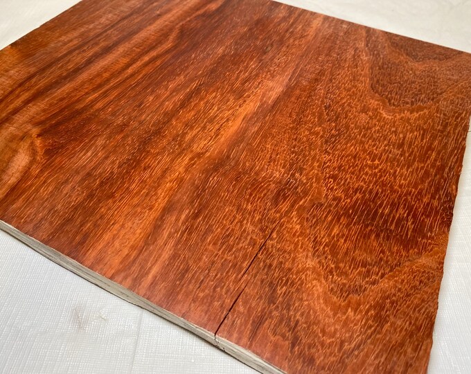 3/4 X 13-1/2 X 12 Exotic Padauk Wood Lumber - Deep Orange Color ...