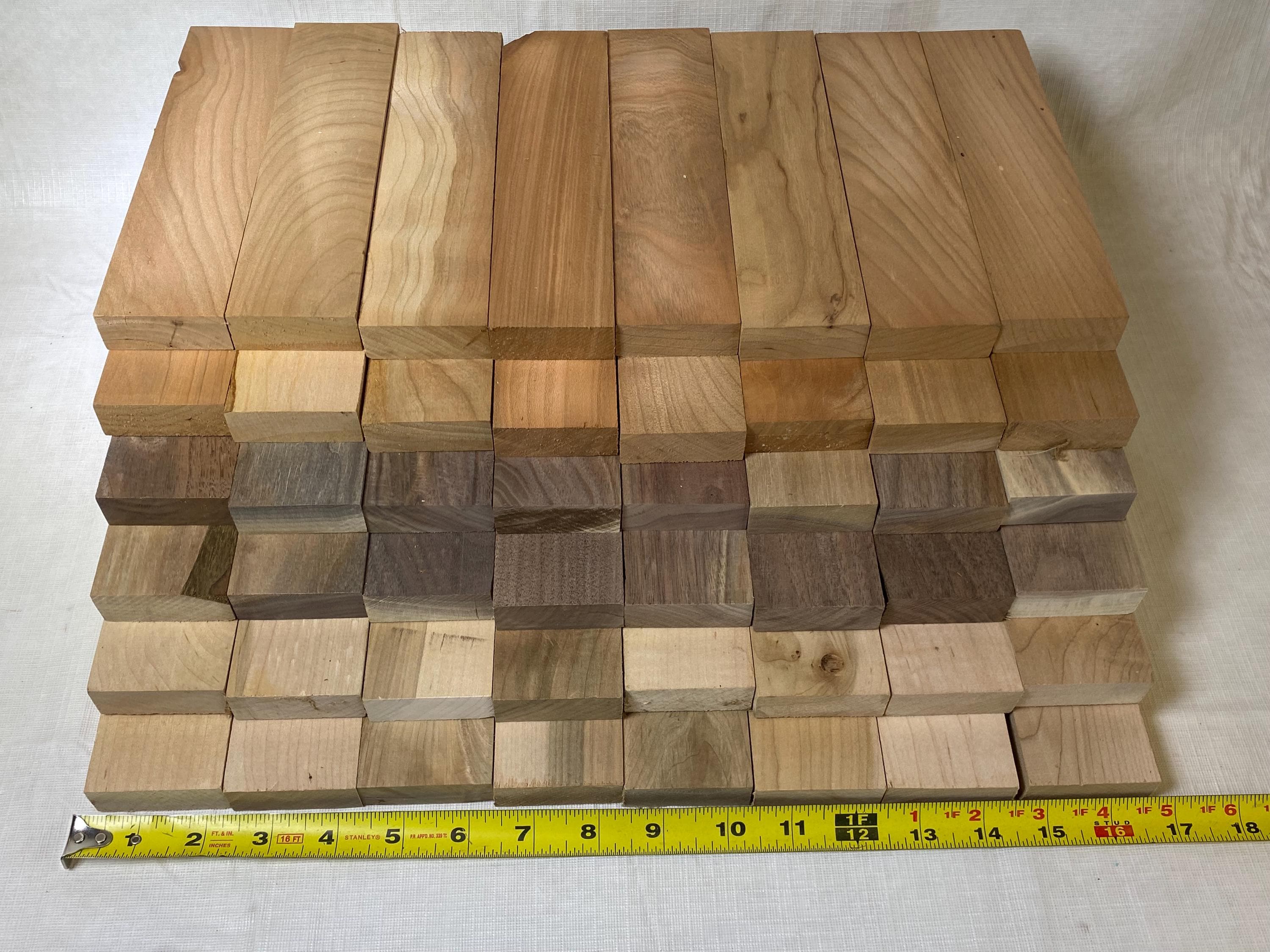 Sticks: 8" Variety (maple, Cherry, Walnut) - Useable Scrap Cut off Wood ...