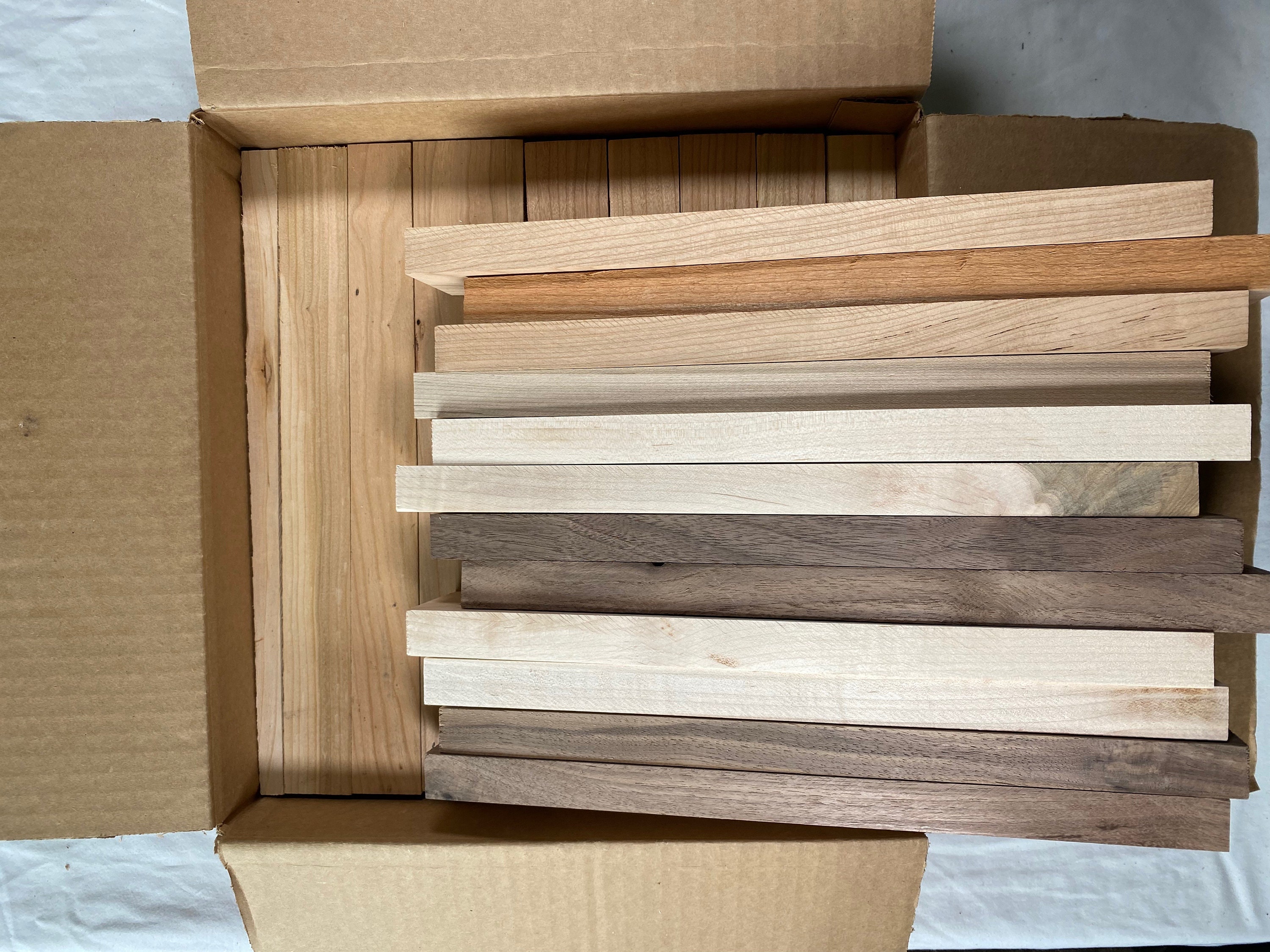 Sticks: 16" Variety (maple, Cherry, Walnut) - Useable Scrap Cut off ...