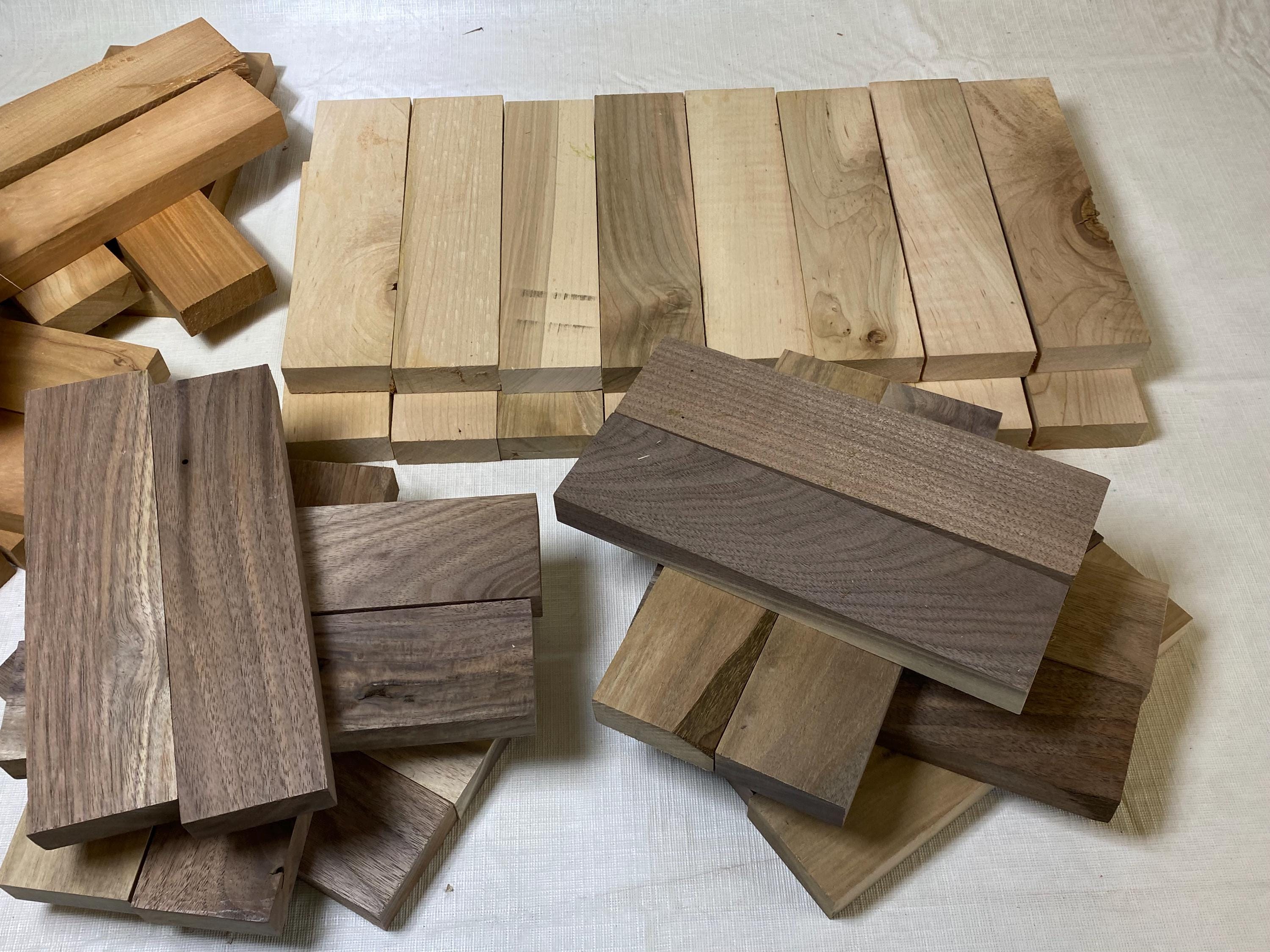 Sticks: 8" Variety (maple, Cherry, Walnut) - Useable Scrap Cut off Wood ...