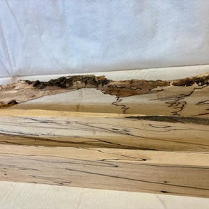 Spalted Maple Wood Scraps - Great for Epoxy Pouring, Charcuterie Boards ...