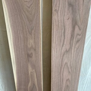 3/4 X 6 X 45 Sappy Black Walnut Wood Lumber Boards 2-pack Pretty Grain ...