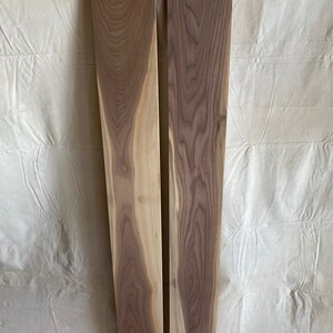 3/4 X 6 X 45 Sappy Black Walnut Wood Lumber Boards 2-pack Pretty Grain ...