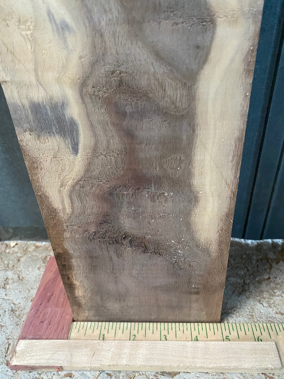 7/8 X 5 X 45 Curly Sappy Black Walnut Wood Board Lumber - Etsy