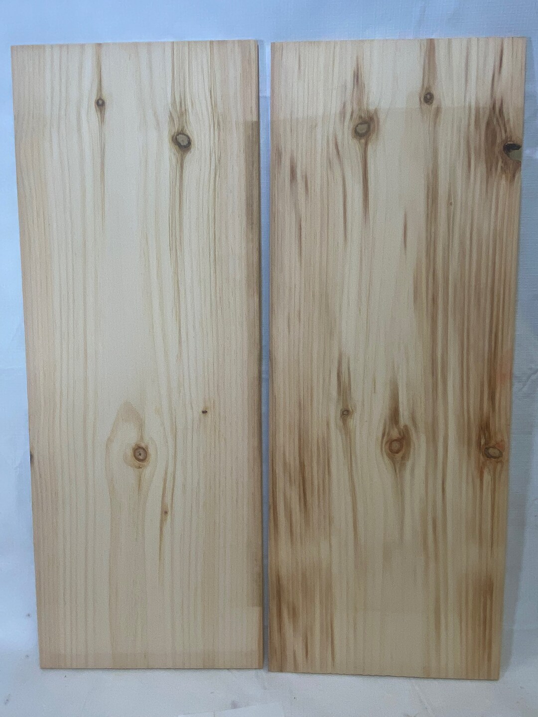 Knotty Pine Bookmatched Wood Boards: 1/4" X 9" X 24" Crafting Set - Etsy