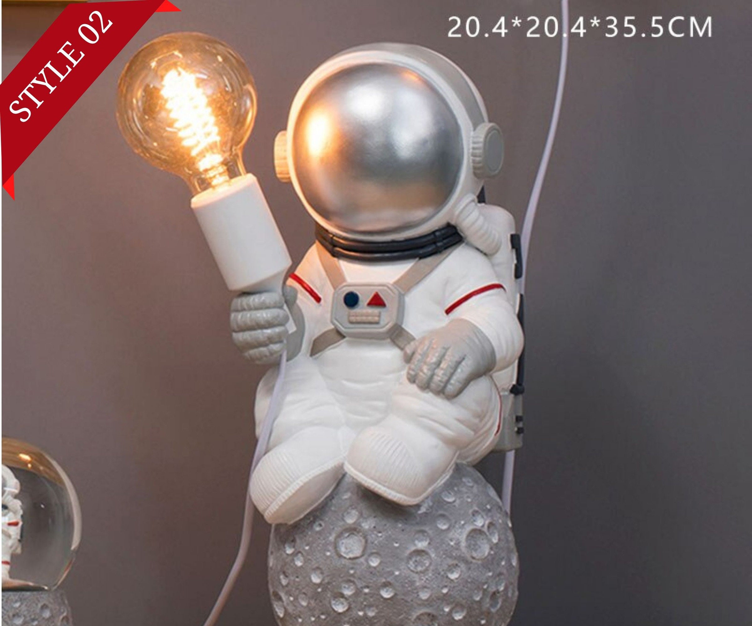 Nordic Modern Astronaut Table Lamp Art Deco Astronaut - Etsy