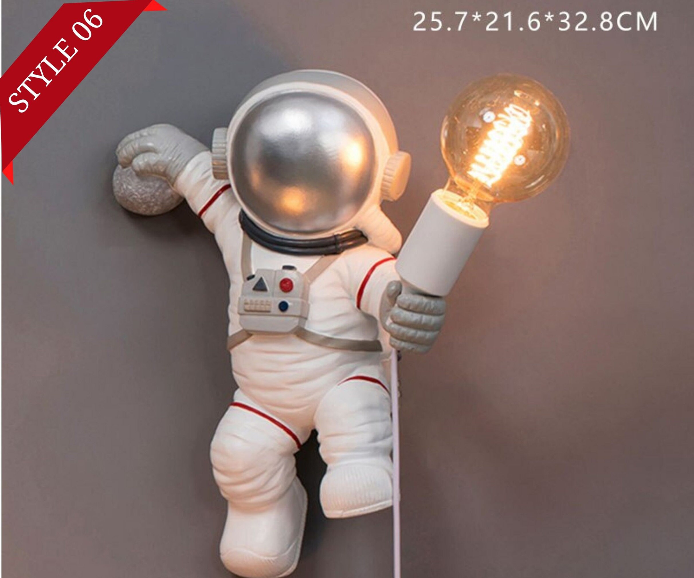 Nordic Modern Astronaut Table Lamp Art Deco Astronaut - Etsy