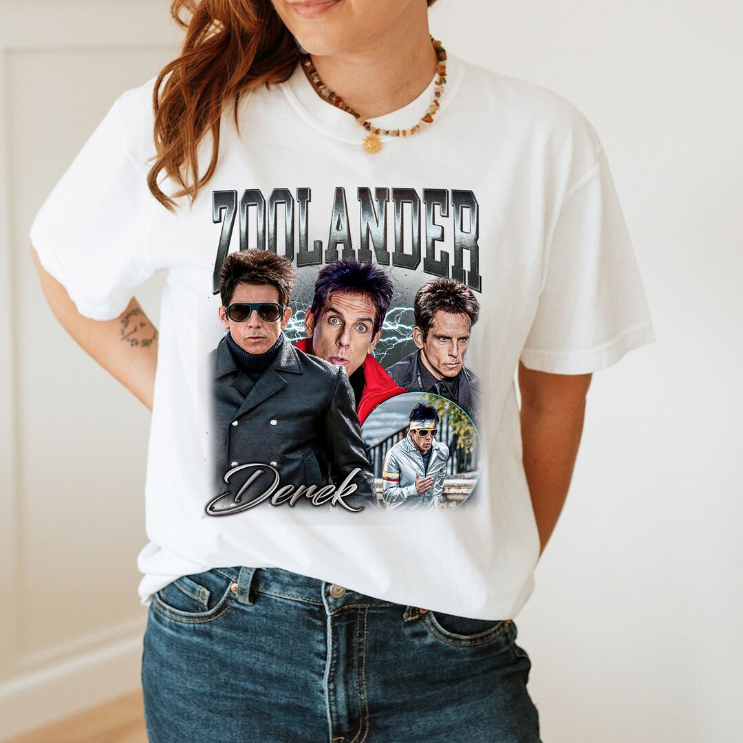 Limited Wash Derek Zoolander Vintage T-shirt Vintage Wash - Etsy