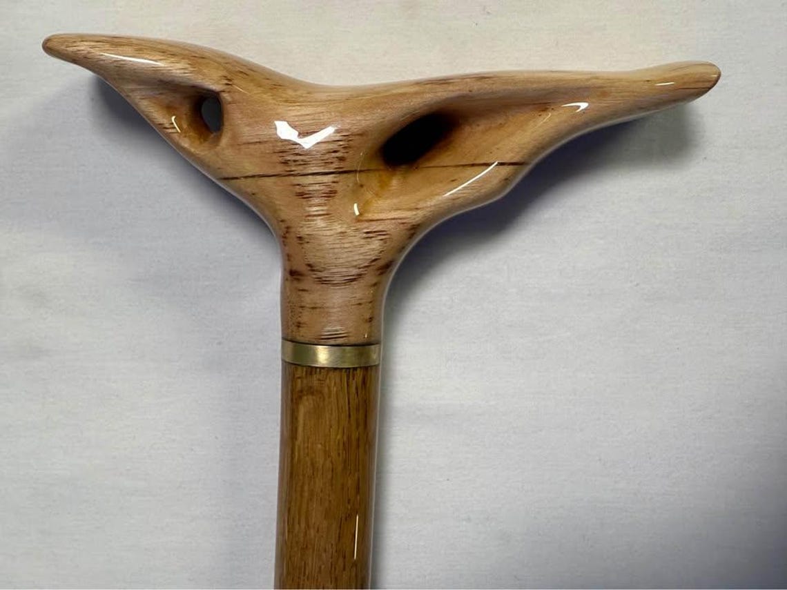 The Owl - Unique Hickory Handmade Hardwood Cane Walking Stick - Etsy