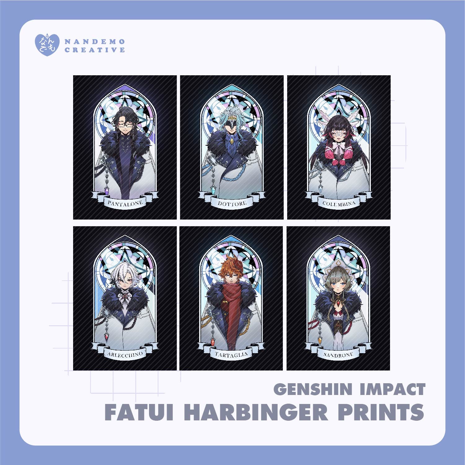 Genshin Impact Fatui Harbingers Art Prints - Etsy Canada