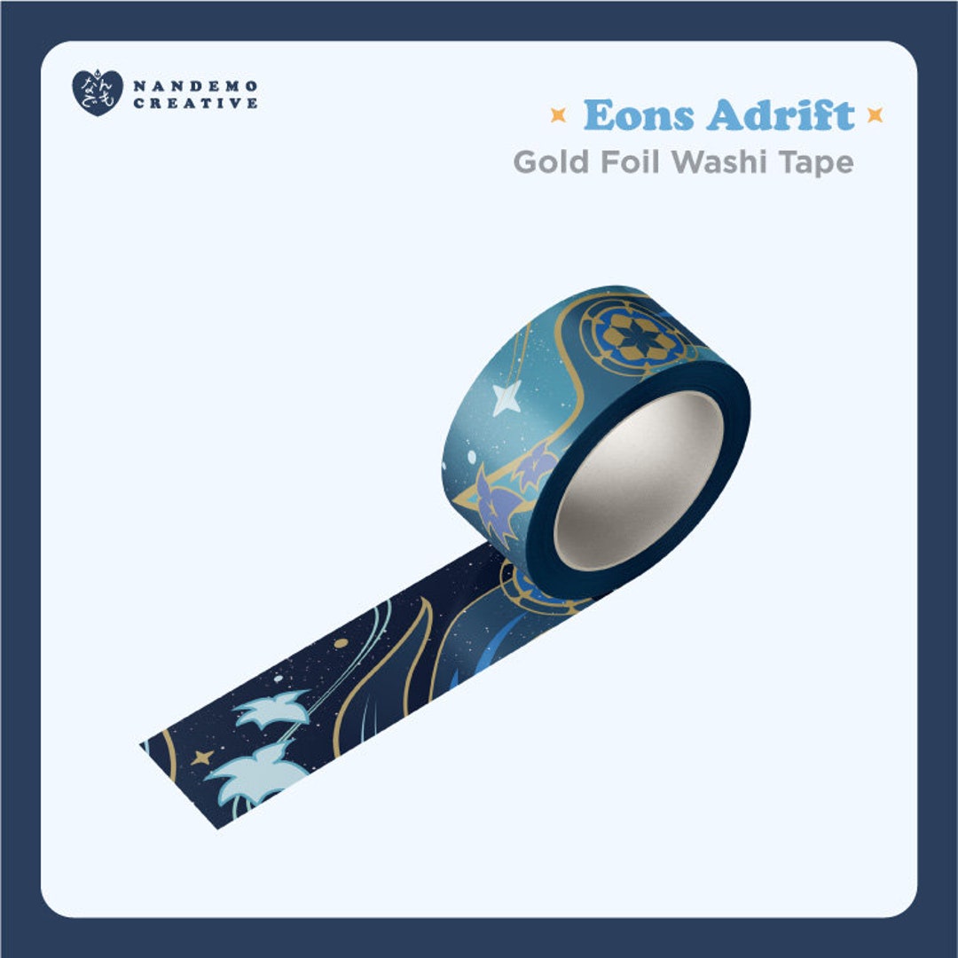 Eons Adrift Genshin Impact Wanderer Scaramouch Foil Washi Tape - Cute Aesthetic Stationery ...