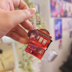 Mini Slot Machine Keychain - Honkai Star Rail - Aventurine Dr. Ratio ...