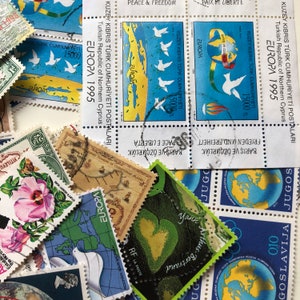 50 MAPS Vintage Postage Stamps All Different off Paper for - Etsy