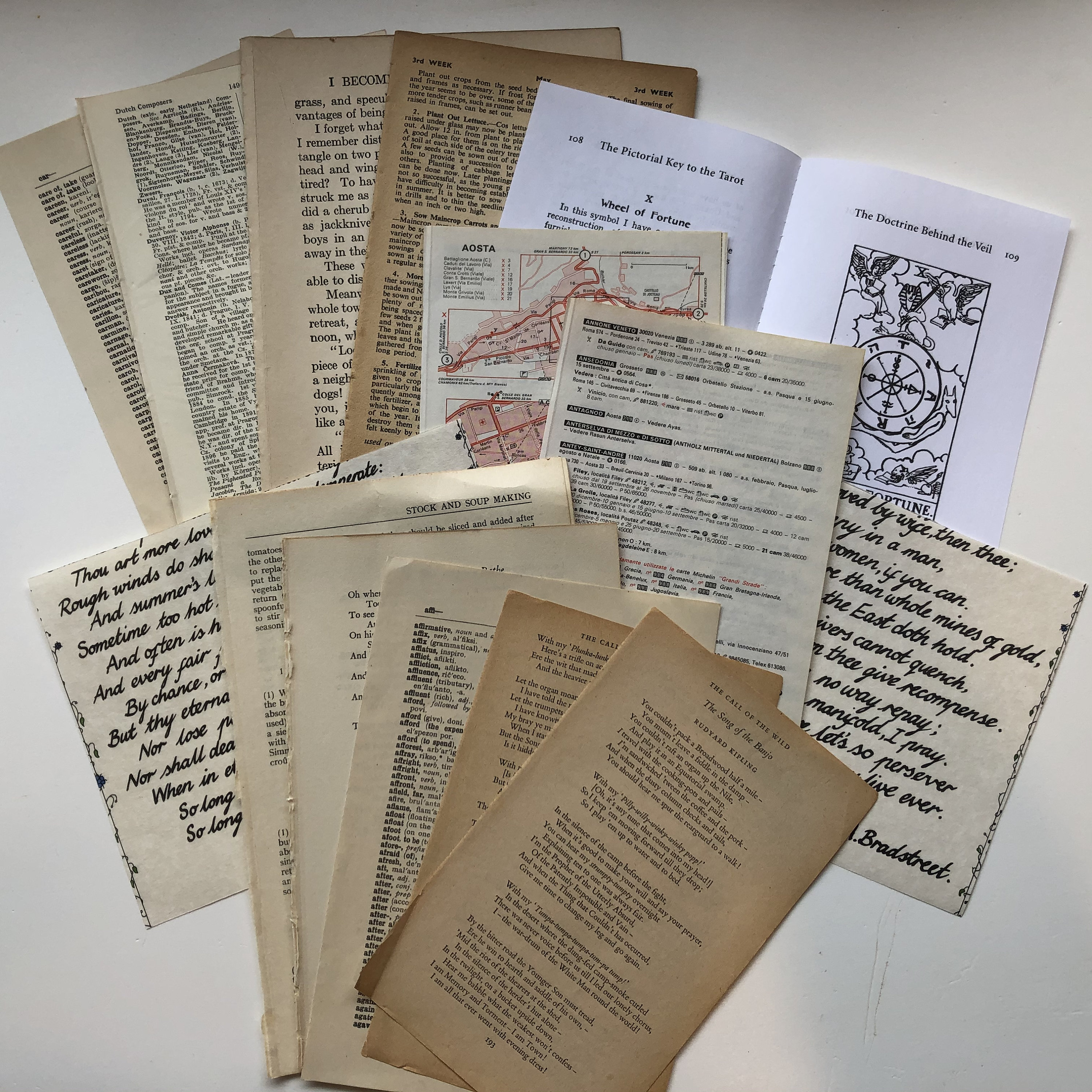 Vintage Book Pages 100 Paper Sheets/200 Sides Music - Etsy