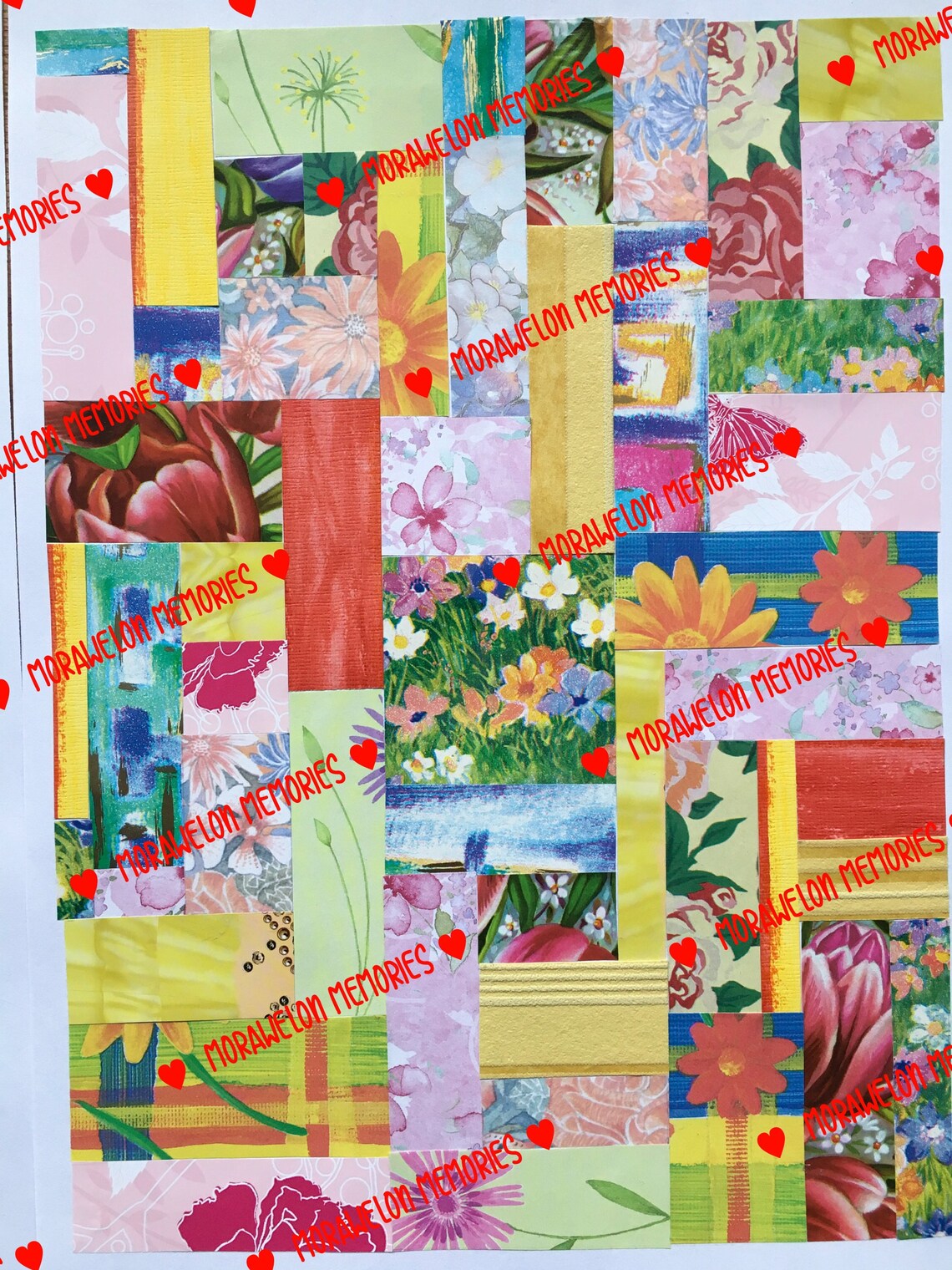 Four Seasons Spring Summer Autumn Winter 4 A4 Collage | Etsy