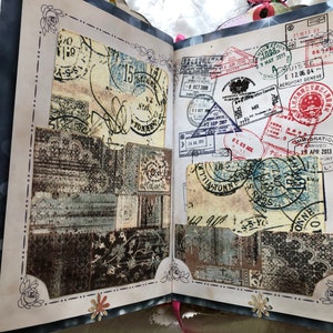Book of Hidden Pockets, Junk Journal, Handmade, Filled With Hidden ...