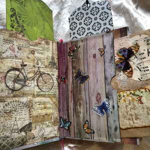 Book of Hidden Pockets, Junk Journal, Handmade, Filled With Hidden ...