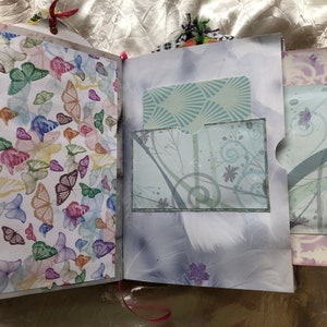 Book of Hidden Pockets, Junk Journal, Handmade, Filled With Hidden ...