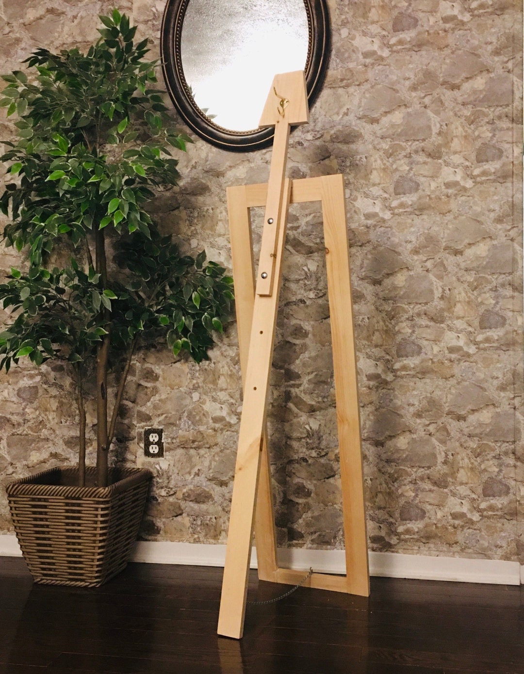 Adjustable Height Wreath Stand: Foldable Craft Easel, Made in USA - Etsy