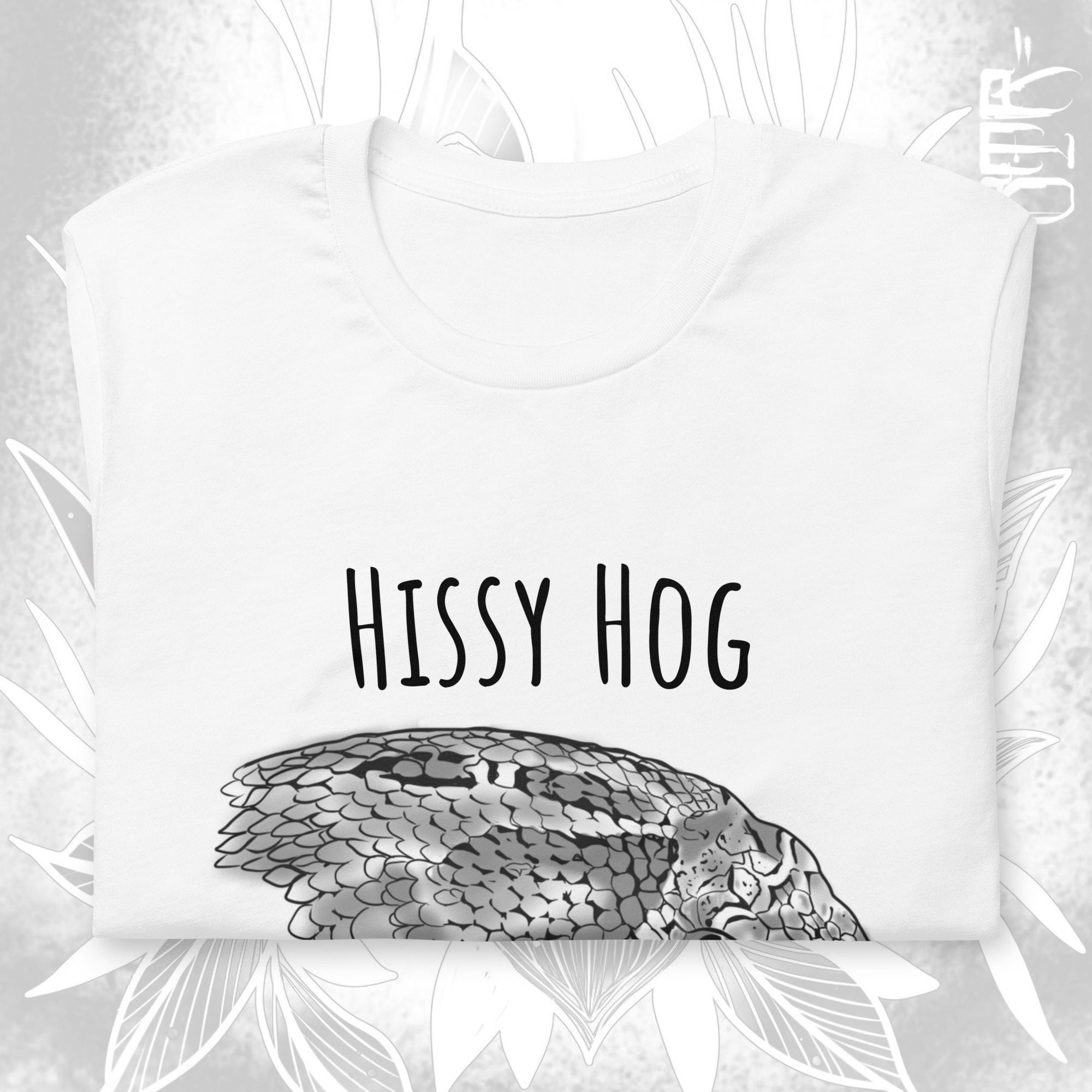 Cute Hognose Snake Shirt | Hognose Snake Gift | White Hognose Snake Art ...