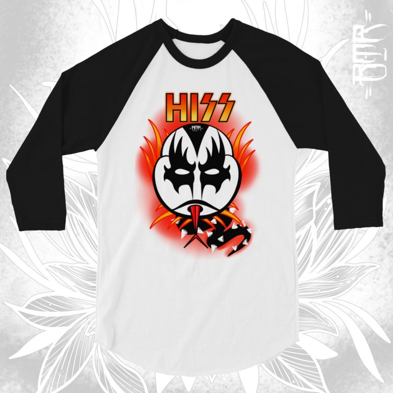 HISS Super Arctic Hognose Snake in 3/4 Sleeve Raglan Shirt | Funny ...