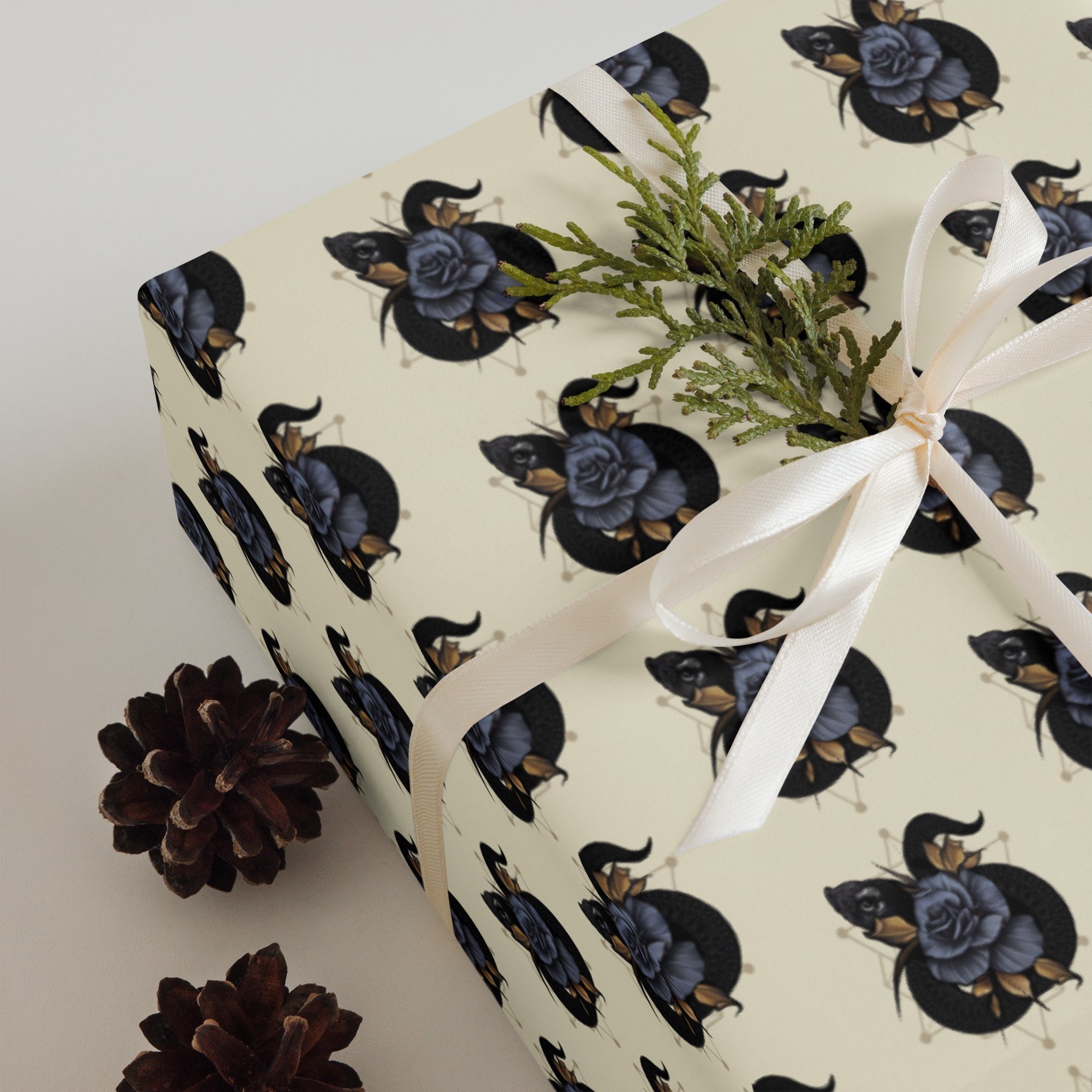 3 Hognose Snake Gift Wrapping Paper Sheets hognose Snake Christmas ...