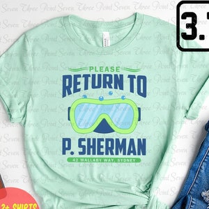 P. Sherman Shirt, Finding Nemo T-shirt, Nemo Tee E0972 - Etsy