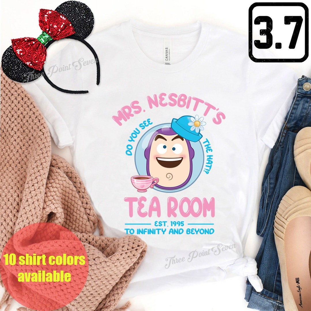 Mrs Nesbitt Tea Room Shirt, Buzz Lightyear Disney Family Vacation ...