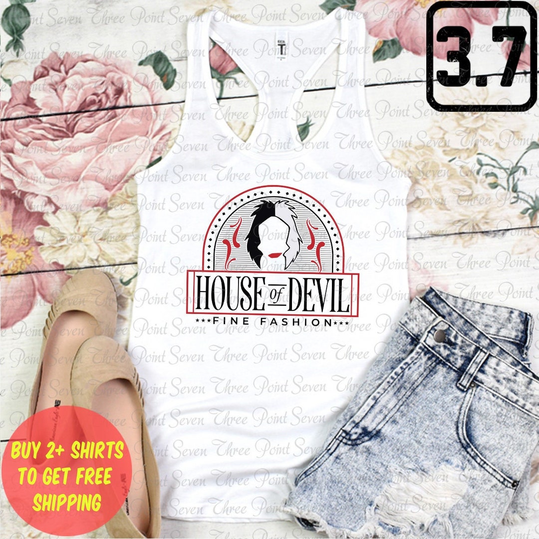 Cruella Devil Tank Top, 101 Dalmatians Tank Top, Villains Tank E8032 - Etsy
