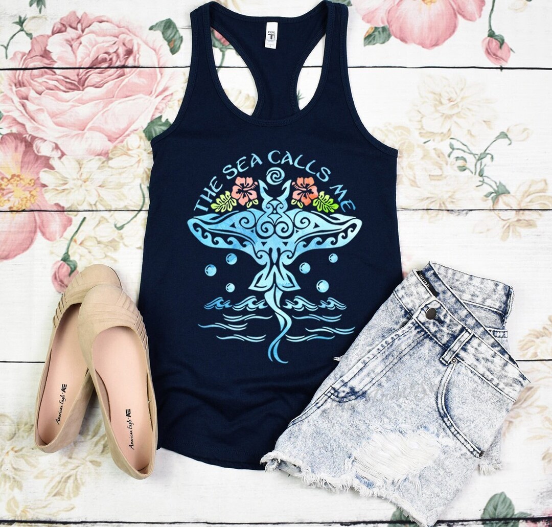Grandma Tala Moana Tank Top, Moana Cruise Tank Top, Manta Ray ...