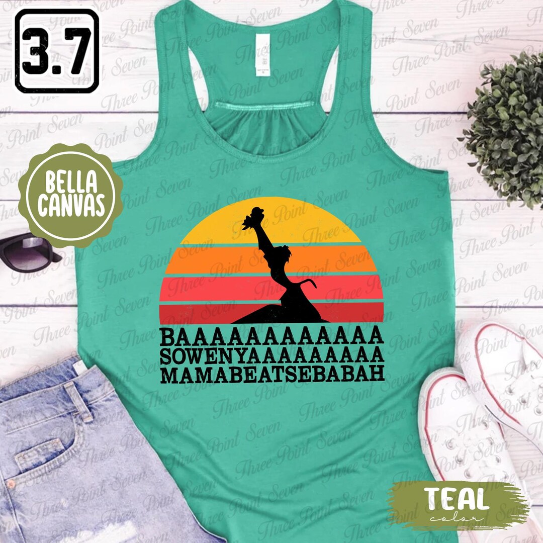 Lion King Tank Top, Rafiki Simba Tank Top, Animal Kingdom Tank E0587 - Etsy