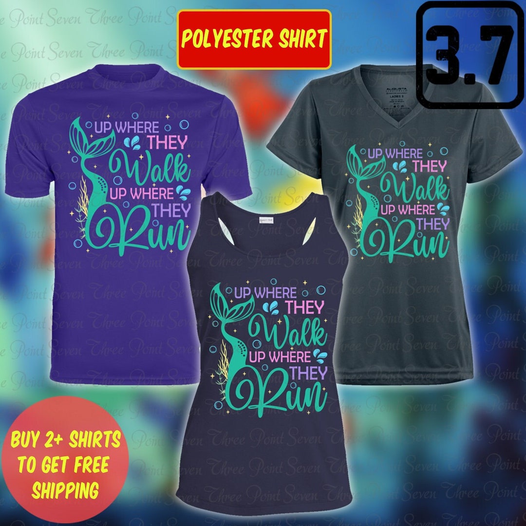 Little Mermaid Ariel Running Dri Fit Shirt, Ariel Princess Run Tank Top ...