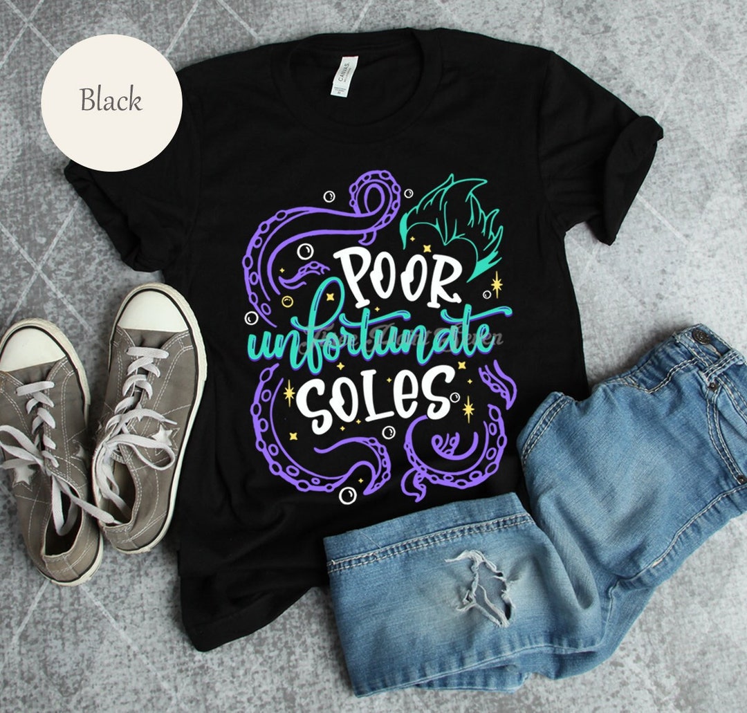 Poor Soles Shirt, Funny Ursula Running T-shirt, Poor Unfortunate Soles ...