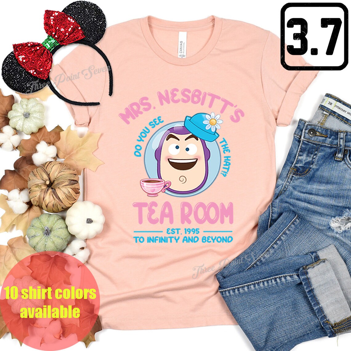 Mrs Nesbitt Tea Room Shirt Buzz Lightyear Disney Family - Etsy
