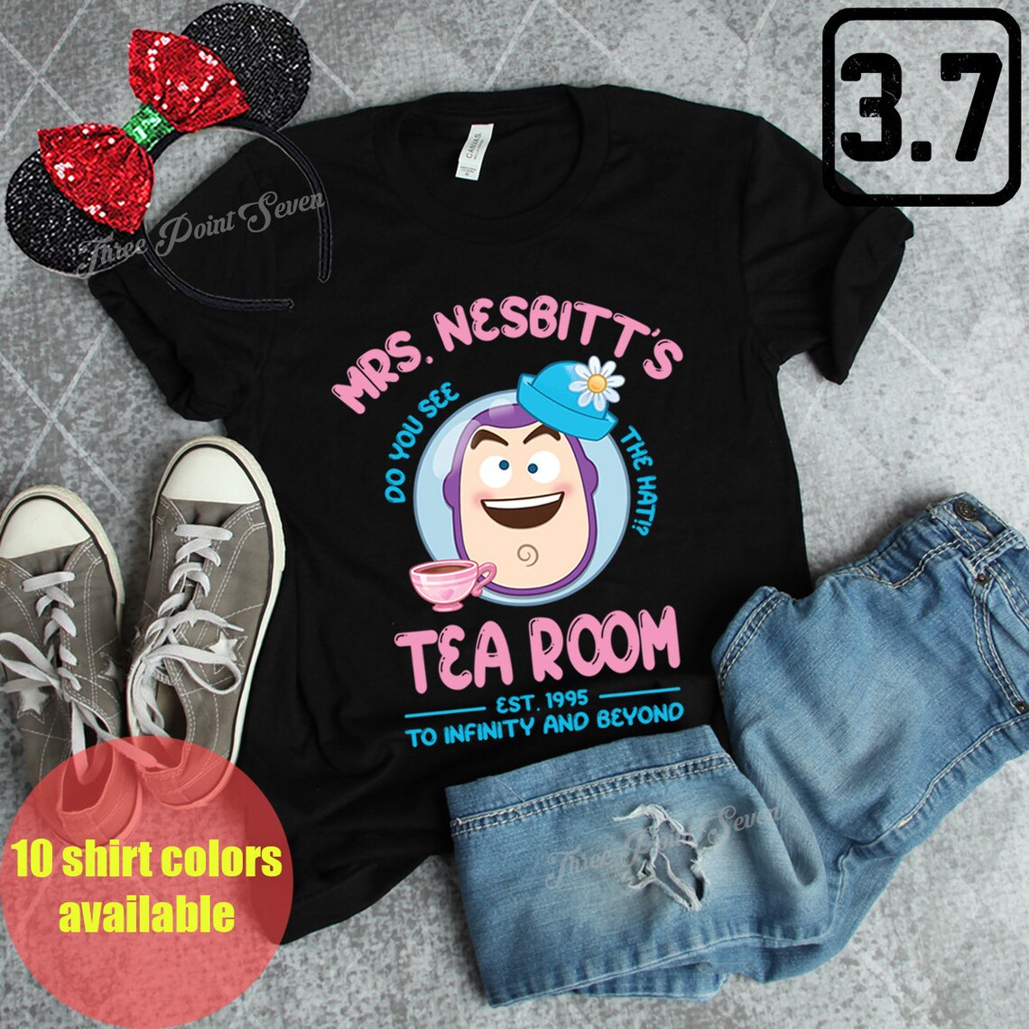 Mrs Nesbitt Tea Room Shirt Buzz Lightyear Disney Family - Etsy