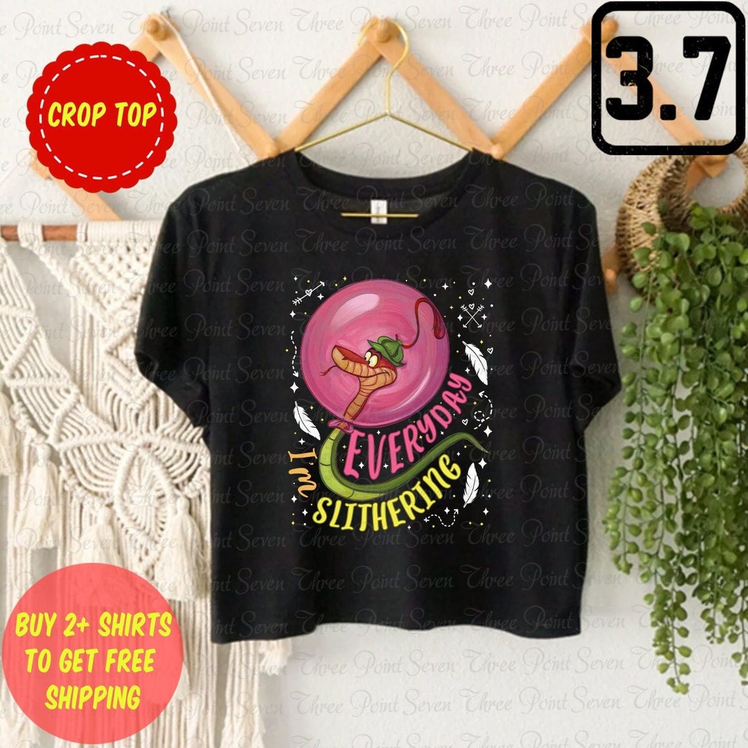 Funny Sir Hiss Snakes Crop Top, Robin Hood Villains Crop Tee E0986 - Etsy