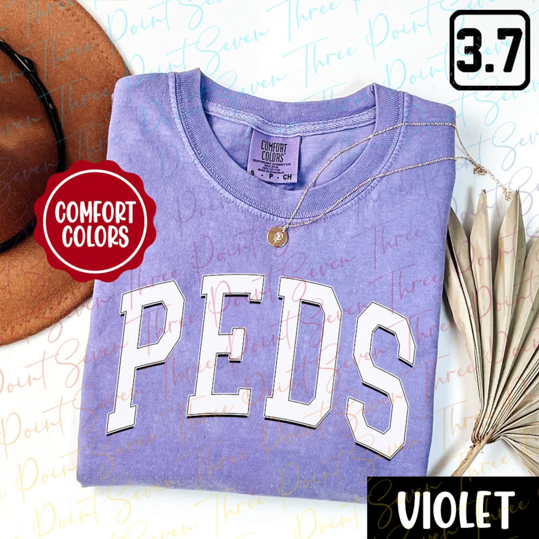 Comfort Colors Pediatric Nurse Shirt, Pediatrics Shirt, Peds Nurse ...