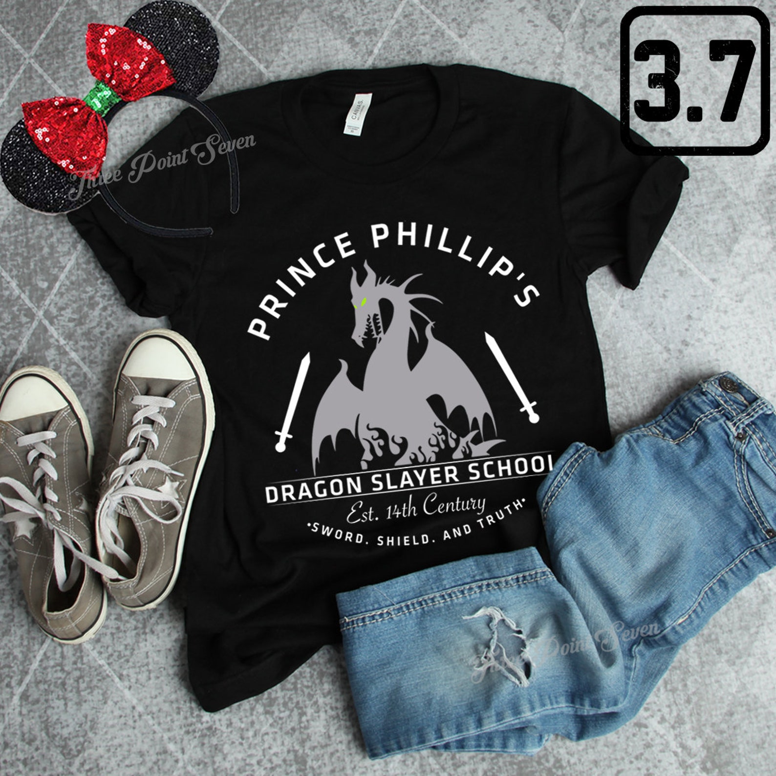 Sleeping Beauty Shirt, Phillip's Dragon Slayer School Shirt E0660 - Etsy