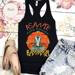 Lion King Rafiki Tank Top, Asante Sana Squash Banana E0838 - Etsy