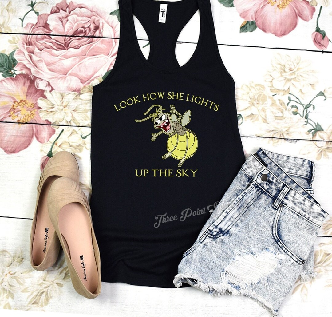 Princess and the Frog Tank Top, Ray Firefly Evangeline Fit Women's Tank ...
