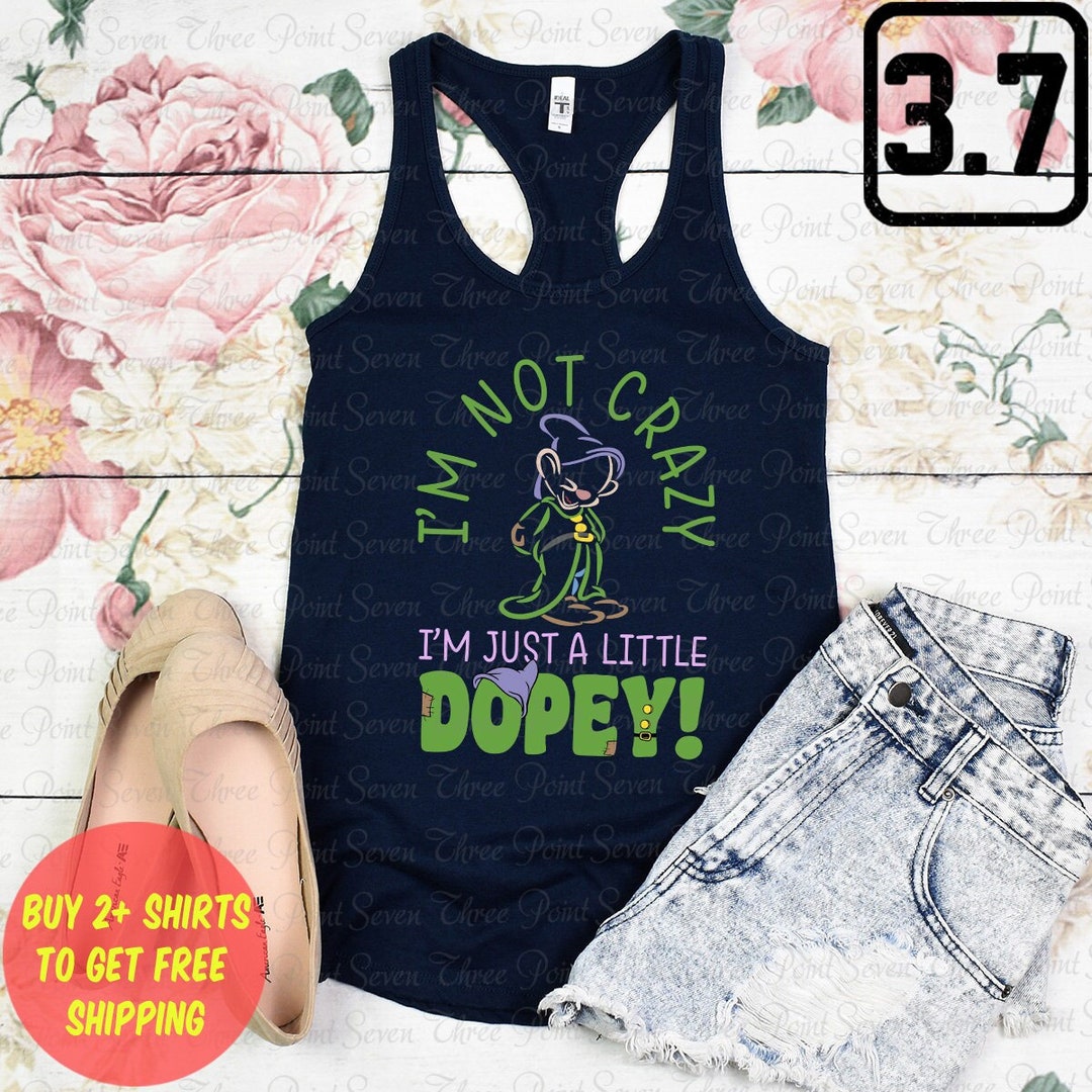 Dopey Dwarfs Running Tank Top, Snow White and Seven Dwarfs Tank Top ...
