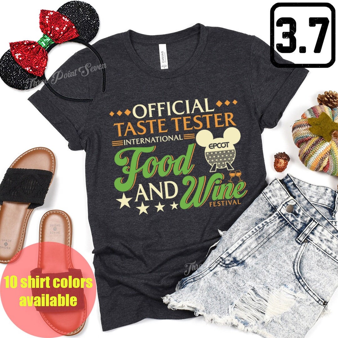 Taste Tester Shirt Epcot Family Vacation Shirt Epcot Food - Etsy