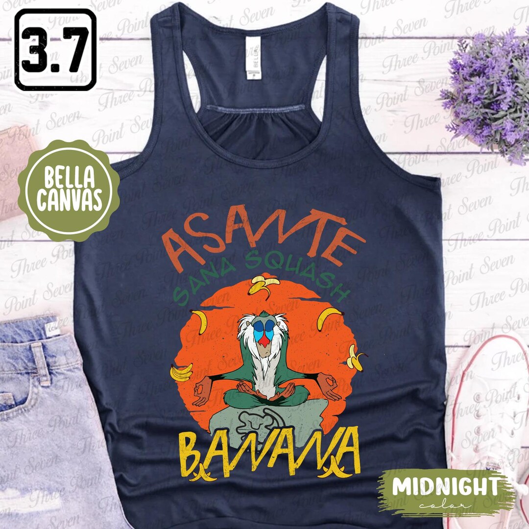 Lion King Rafiki Tank Top, Asante Sana Squash Banana E0838 - Etsy