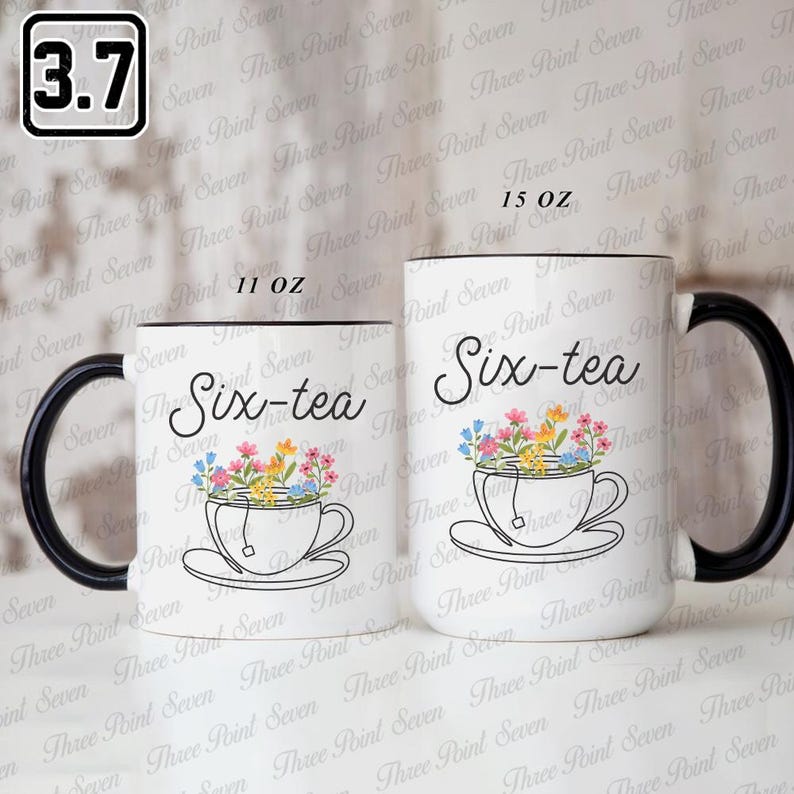 Floral Sixty Mug, 60th Birthday Gift, Six-tea Mug, 1966 Mug TN0705-6 - Etsy