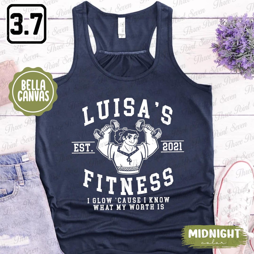 Encanto Tanktop, Luisa's Fitness Cute Gym Tank, Women's Workout Tank ...