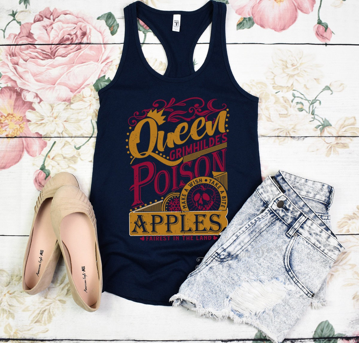 Snow White Evil Queen Grimhilde's Poison Apple Tank Top - Etsy