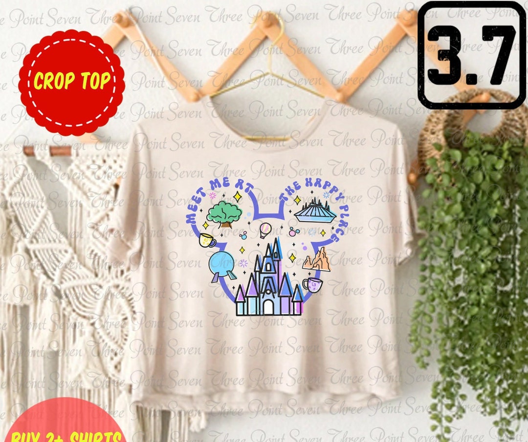 Theme Park Crop Top, Girls Parks Crop Tee, Epcot Magic Kingdom Crop Top, World Trip Tee E8005 - Etsy