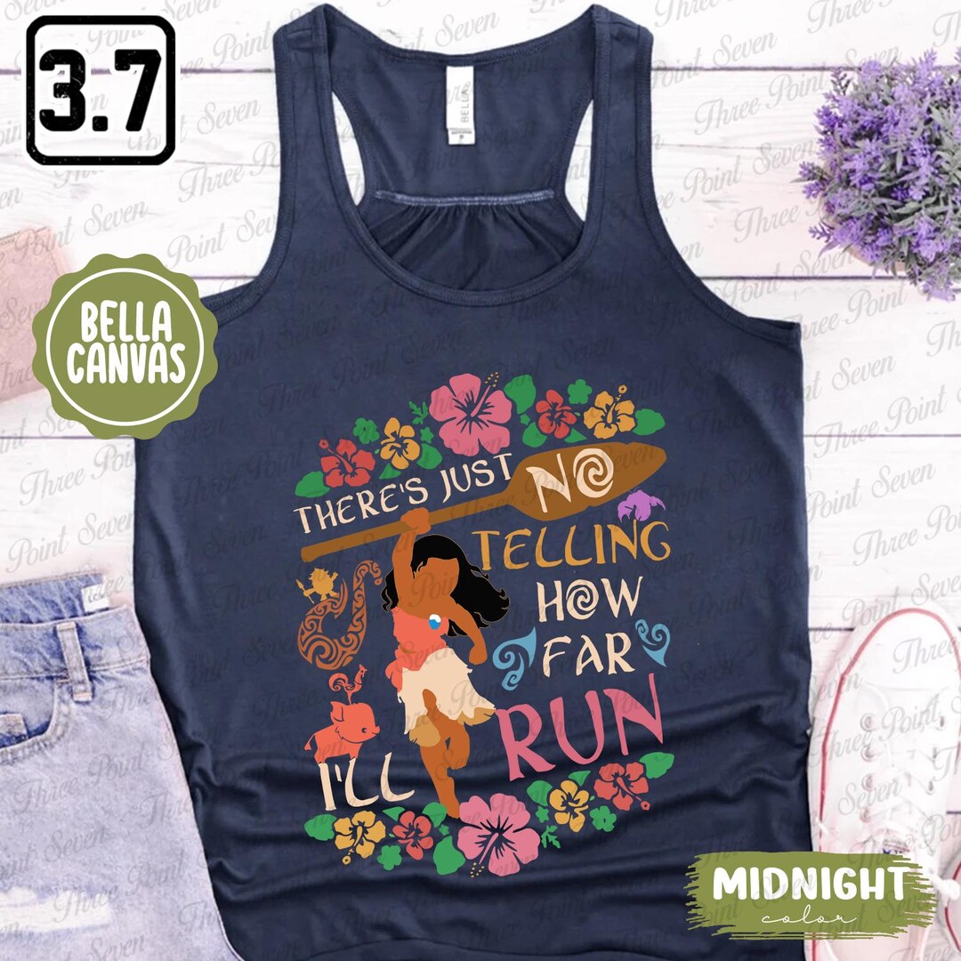 Moana Running Tank Top, Polynesian Half Marathon Tank, Moana Hawaiian ...